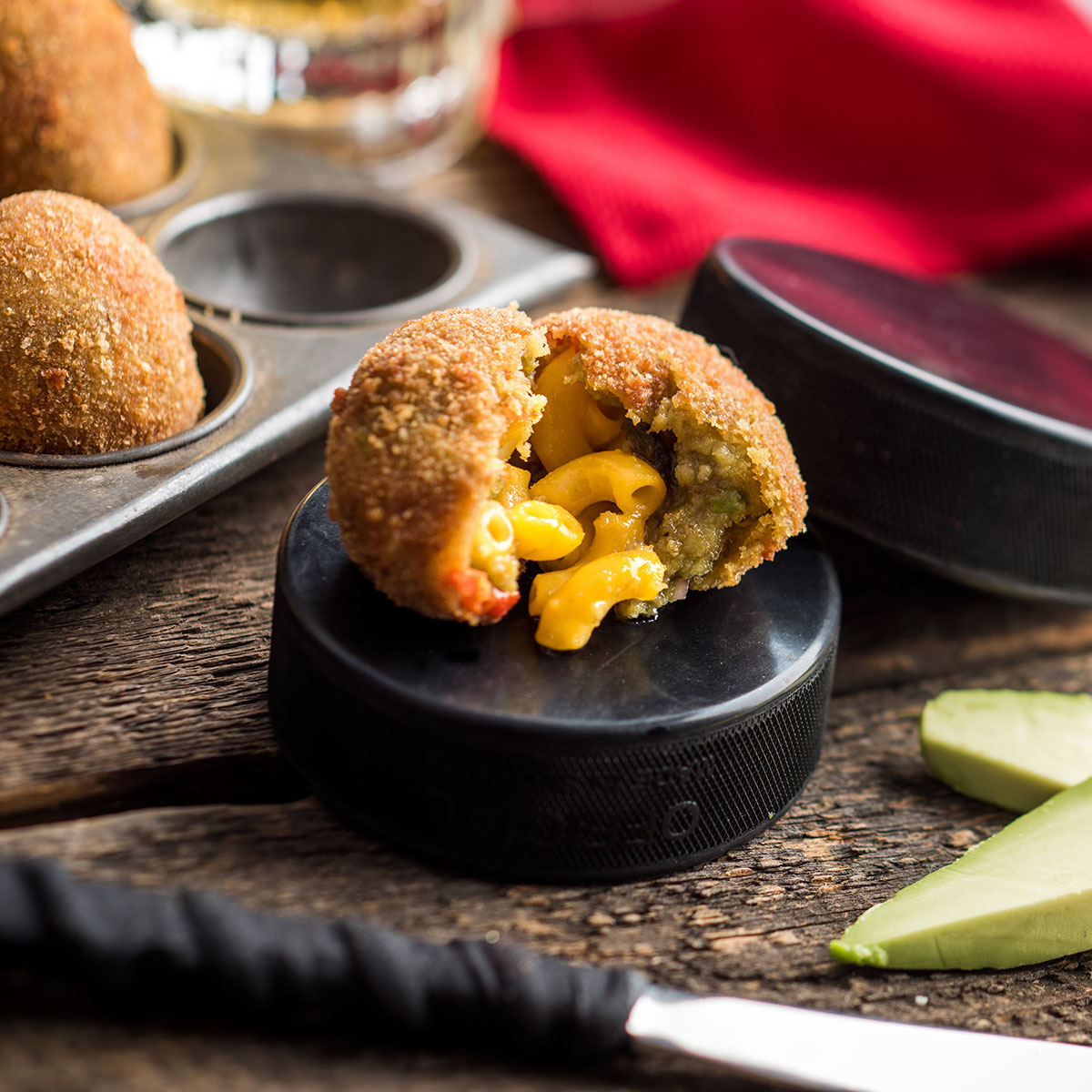 La croquette 110% Mac & Avo Cheese | Avocats du Mexique