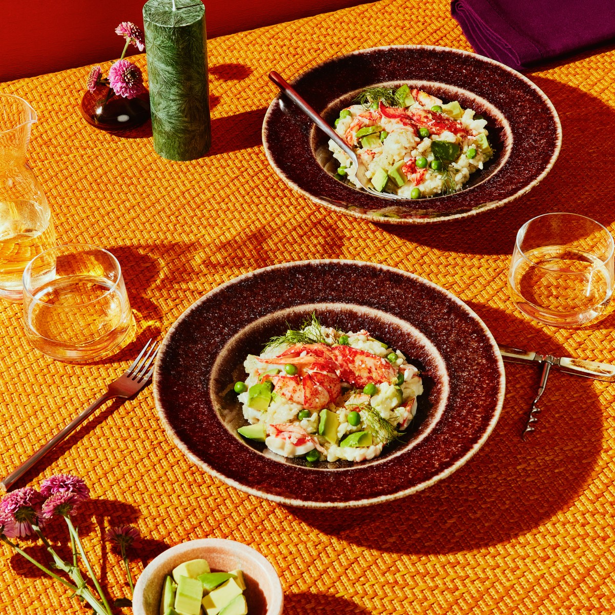 Easy Lobster And Avocado Risotto With Fennel And Peas | Avocados from ...